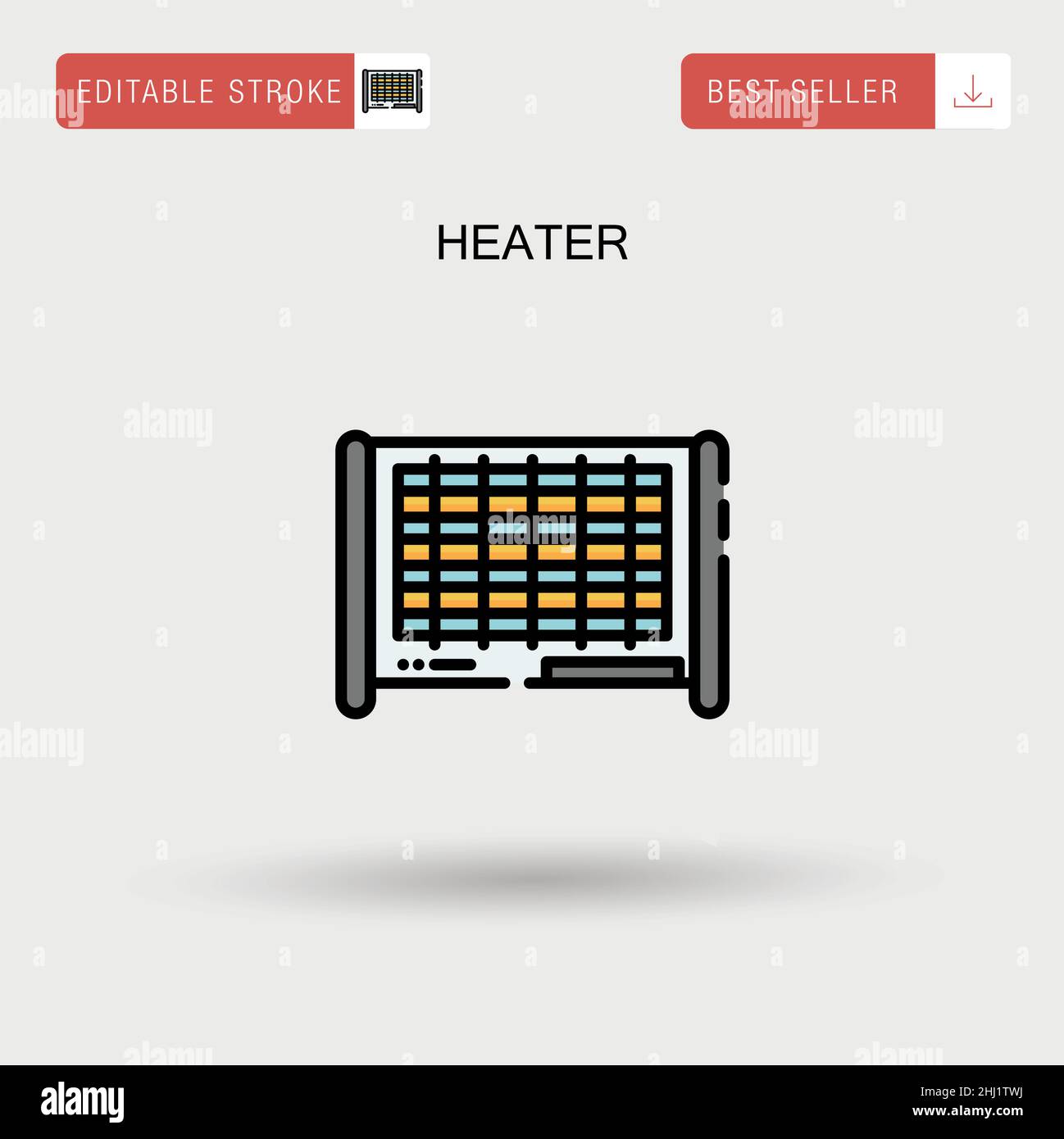 Heater Simple vector icon Stock Vector Image & Art - Alamy