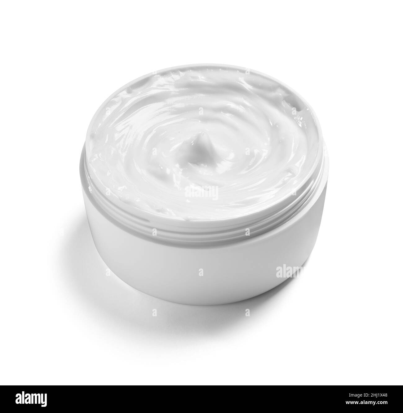 white cream container jar beauty moisturizer skin Stock Photo - Alamy
