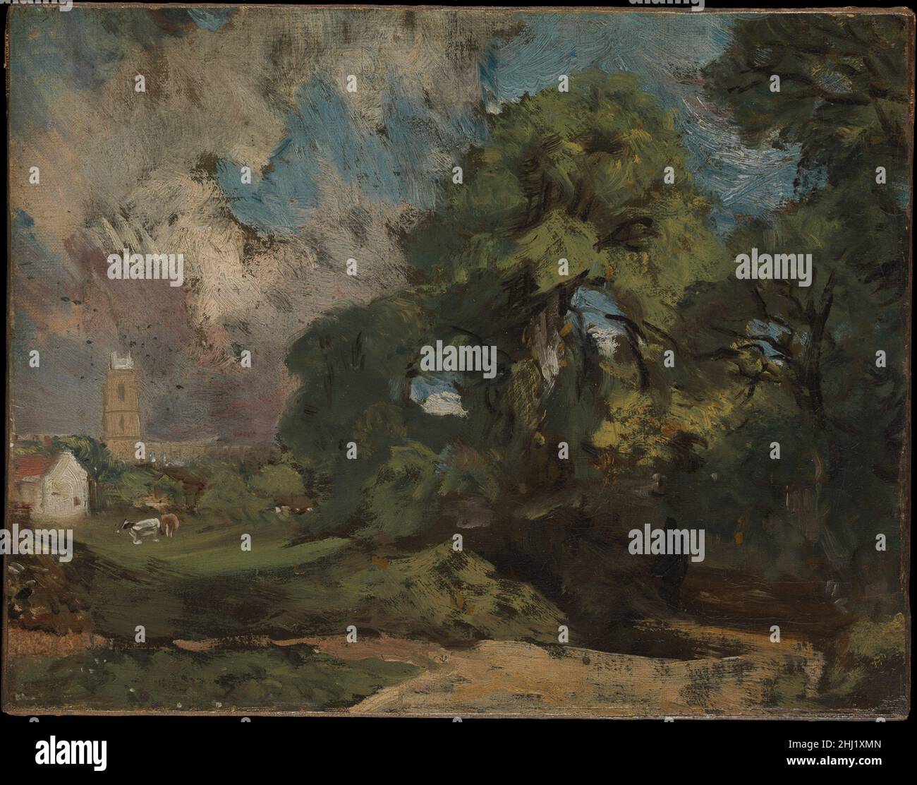 Stoke-by-Nayland ca. 1810–11 John Constable British In 1810, at the ...