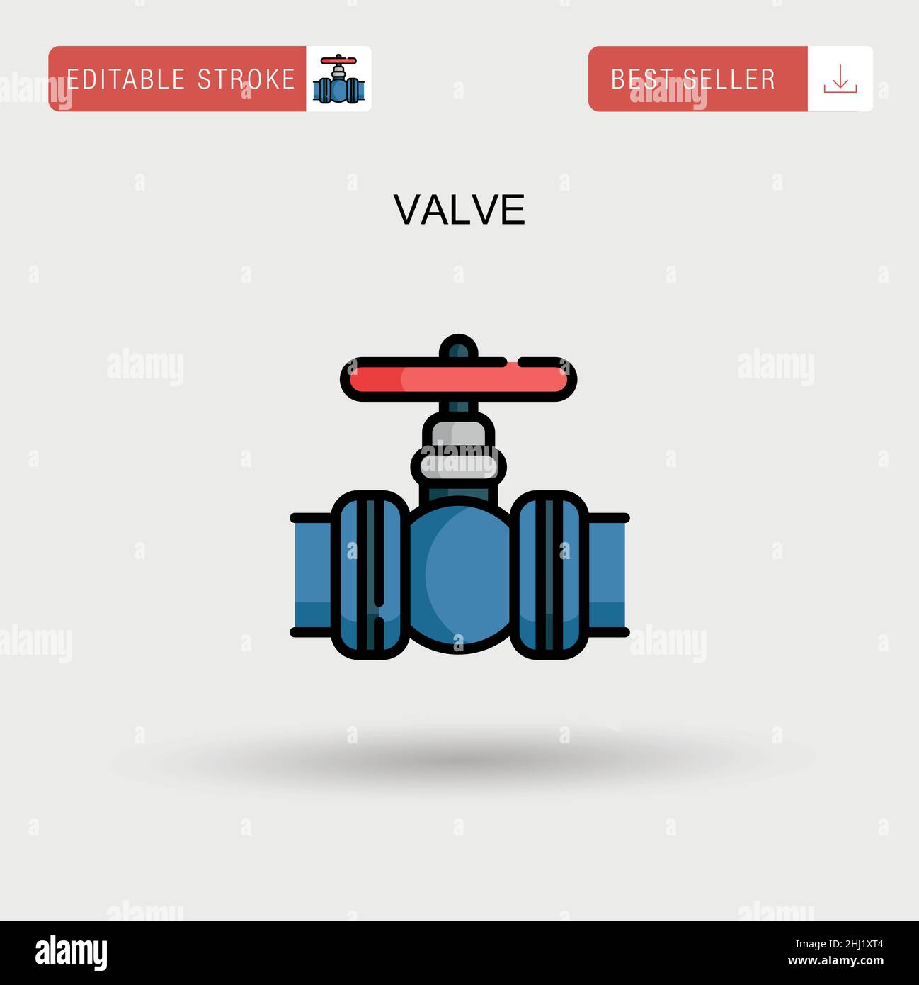 Valve Simple vector icon Stock Vector Image & Art - Alamy
