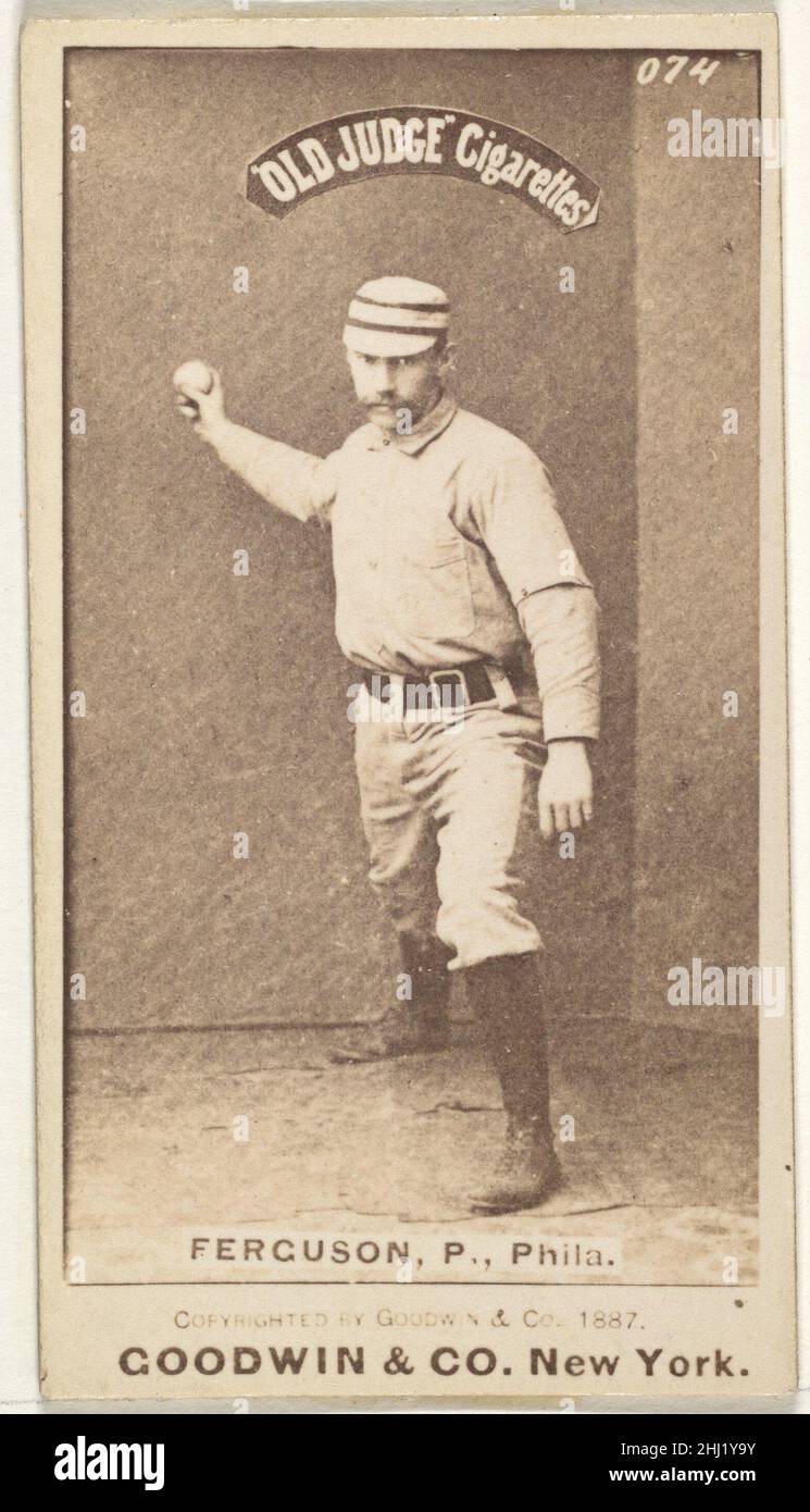 Charles J. "Charlie" Ferguson, Pitcher, Philadelphia, from the Old ...