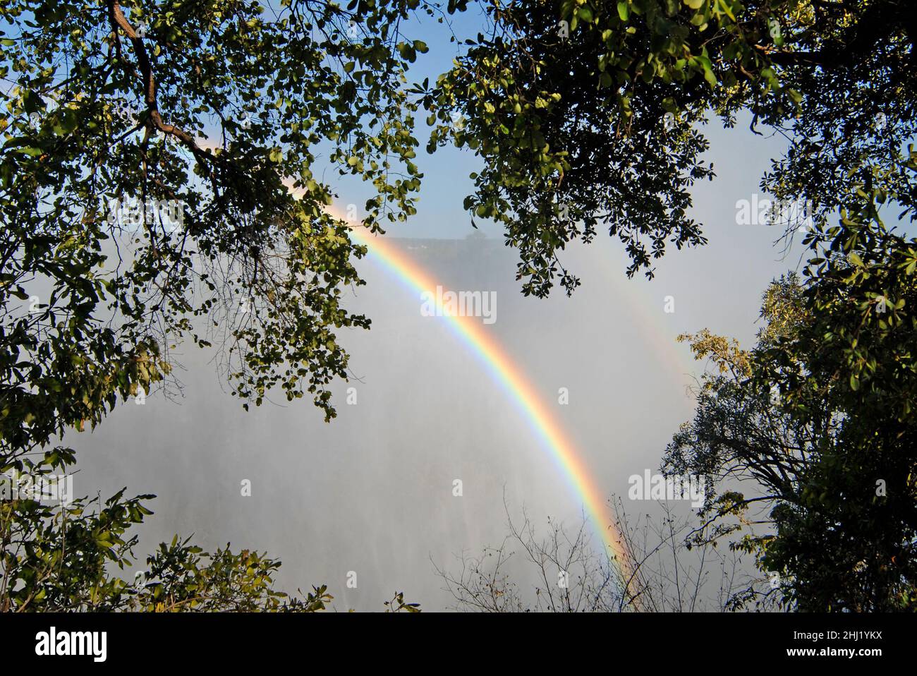 rainbow, Victoria Falls, Zimbabwe Stock Photo - Alamy