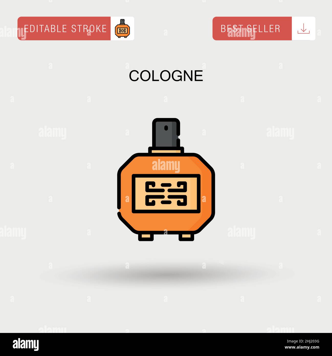 Cologne Simple vector icon Stock Vector Image & Art - Alamy