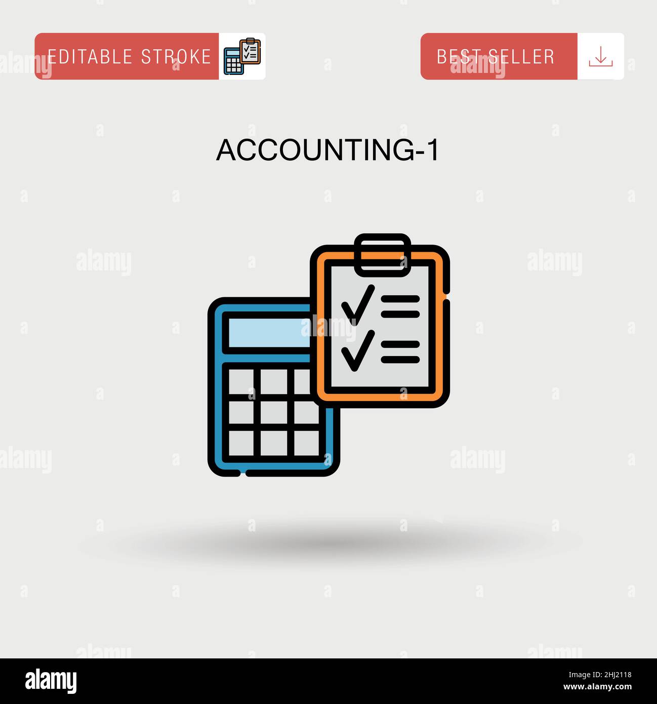 Accounting-1 Simple vector icon Stock Vector Image & Art - Alamy