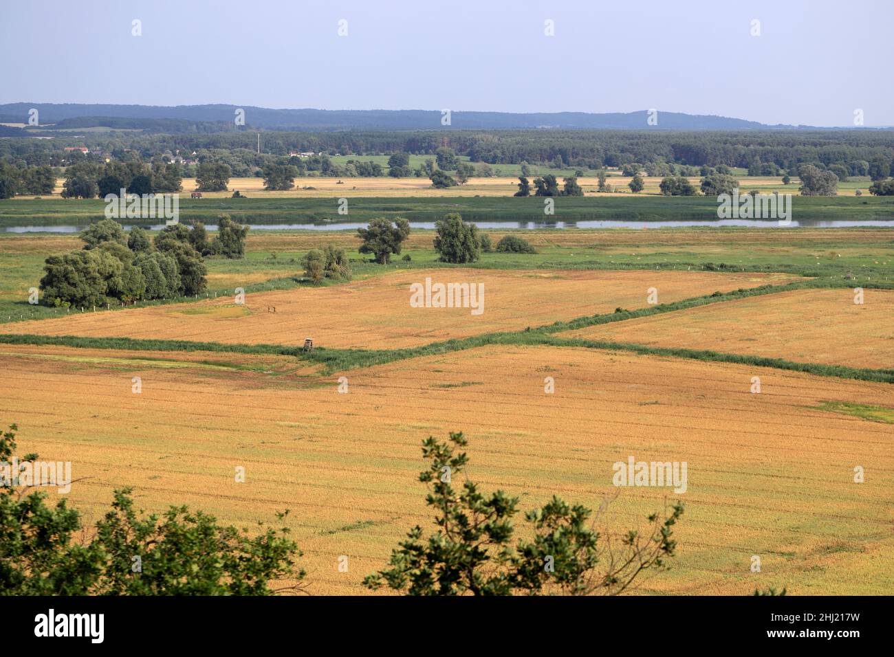 The agricultural landscape of a large lowland European river - the Oder ...