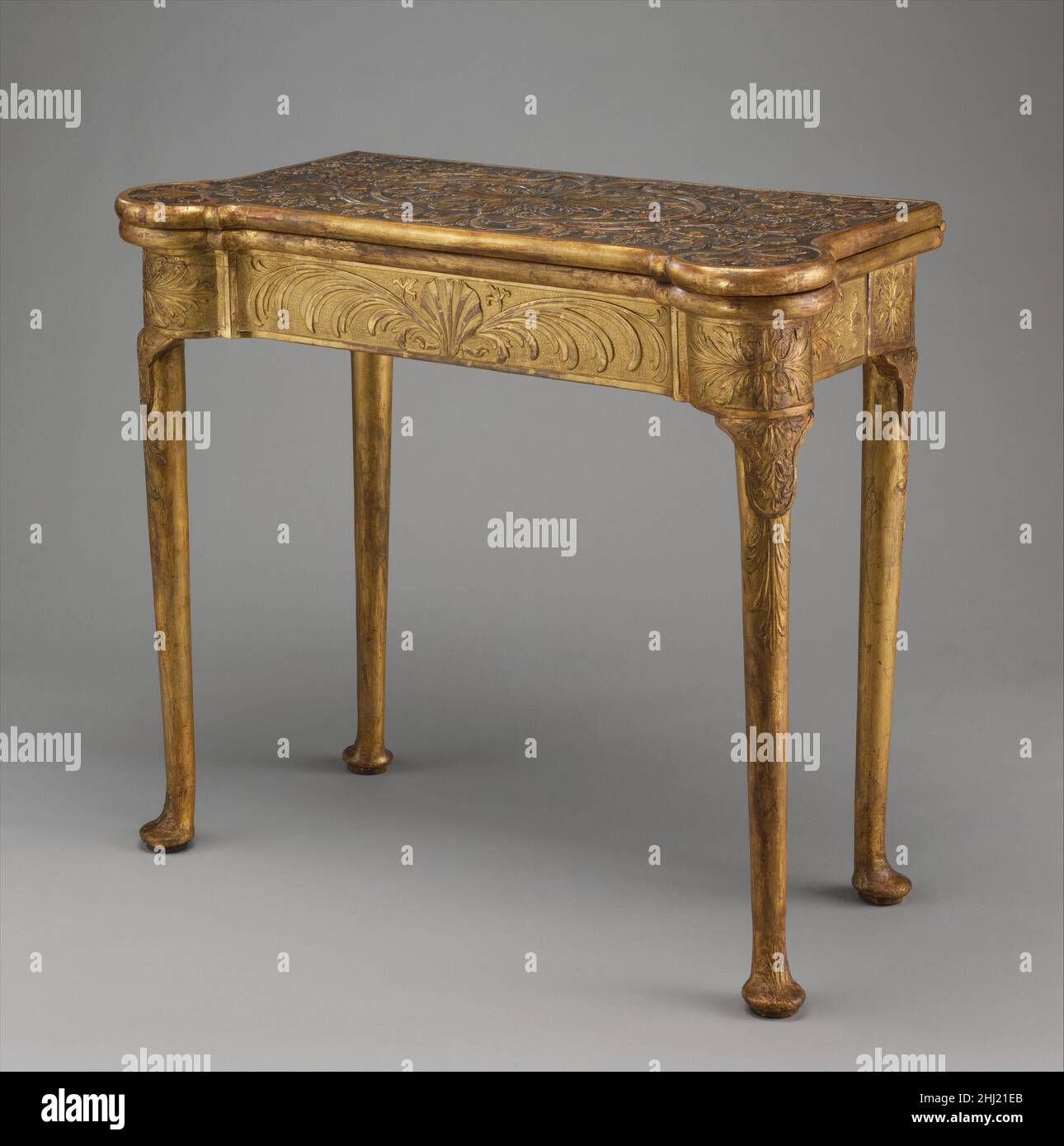 Card table ca. 1720 British. Card table 202960 Stock Photo - Alamy