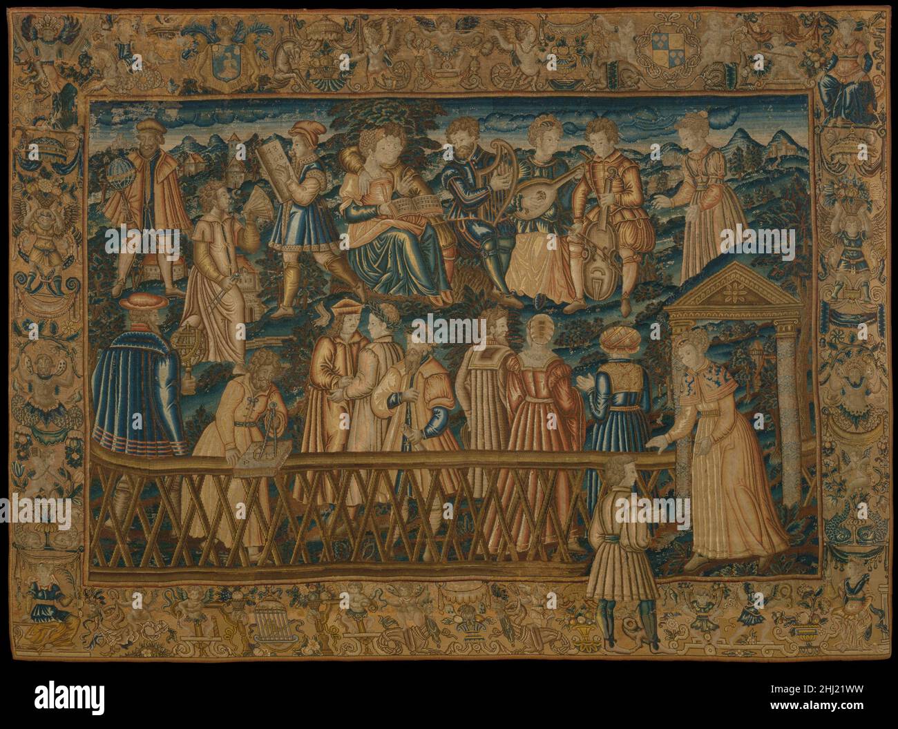 The Garden of False Learning from The Table of Cebes 1550–80 Based on a ...