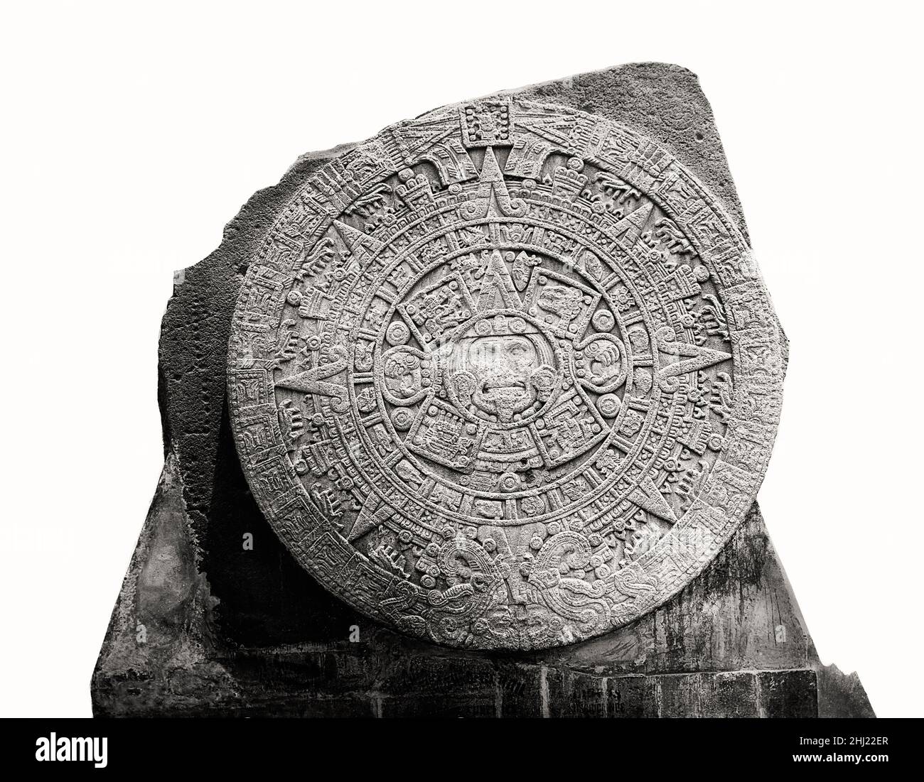 Aztec calendar stone hi-res stock photography and images - Alamy