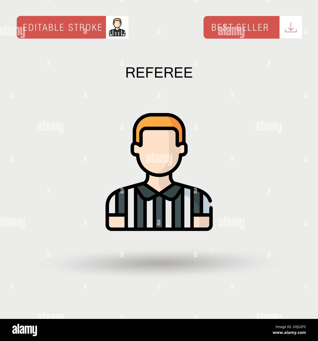 Ref red card Stock Vector Images - Alamy