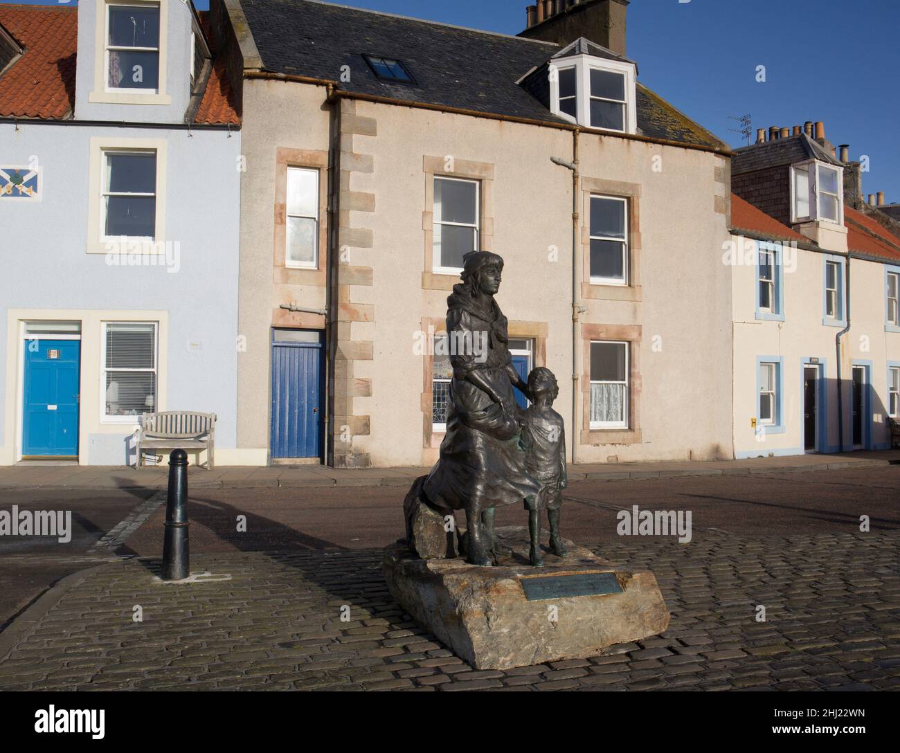 Memorial statue dedicated to the men and women who make their living ...