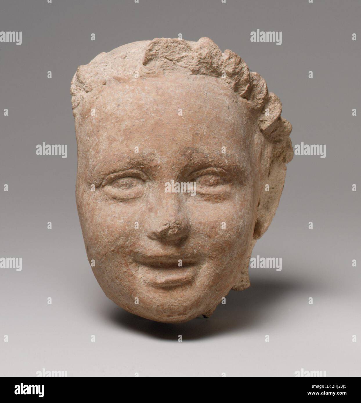 Head of a boy 3rd century B.C. Cypriot The head, probably from a figure ...