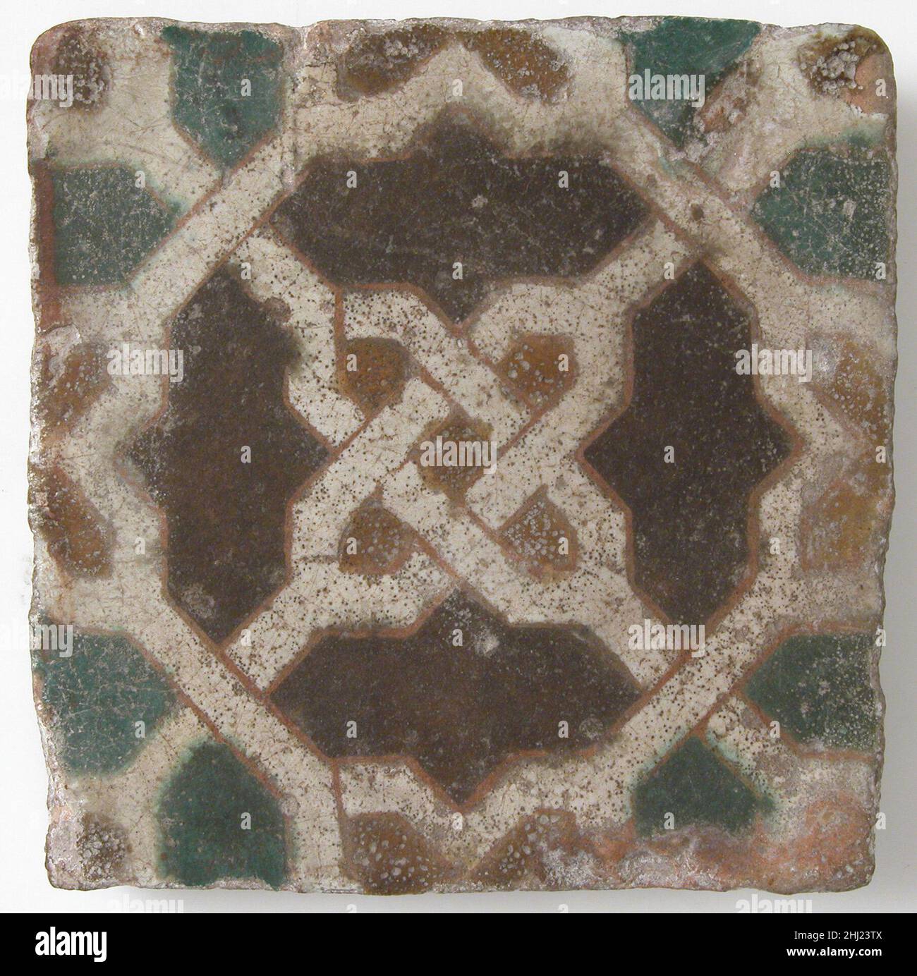 Tile 15th–16th century Spanish. Tile 467578 Stock Photo - Alamy