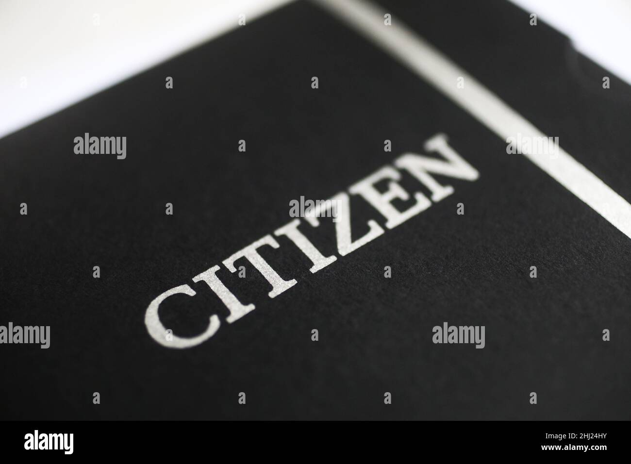 A box for a Citizen watch Stock Photo - Alamy