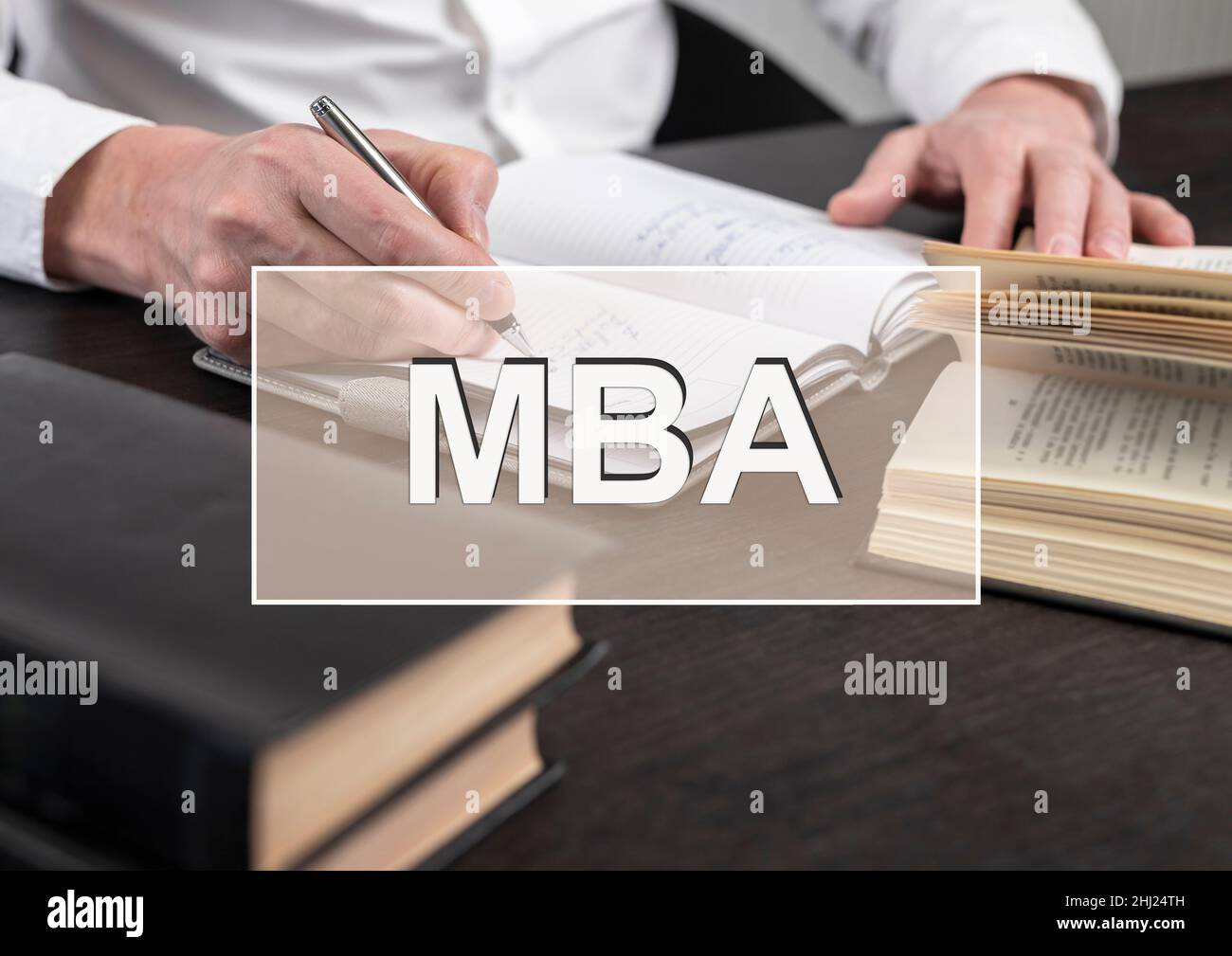 MBA acronym. Master of business administration concept Stock Photo - Alamy