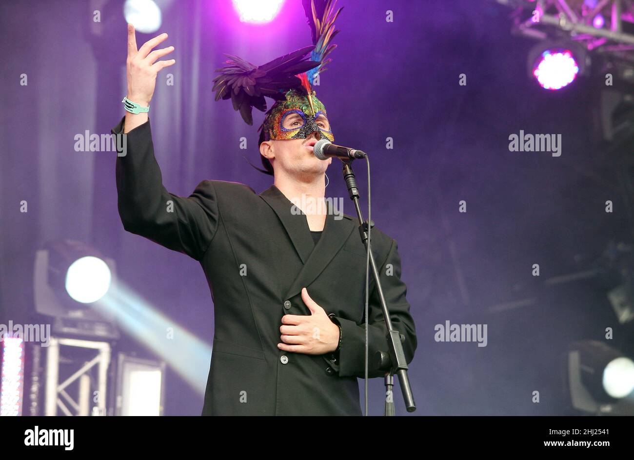 London. UK. Sam Sparro performing live during day 3 of the Lovebox ...