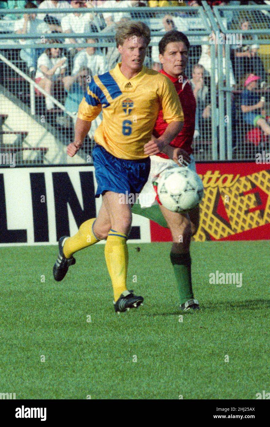 STEFAN SCHWARZ Swedish football player in Benfica and the Swedish ...