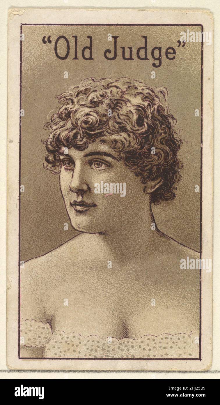 Actress from the Old Judge series (N167) for Old Judge Cigarettes 1886 ...