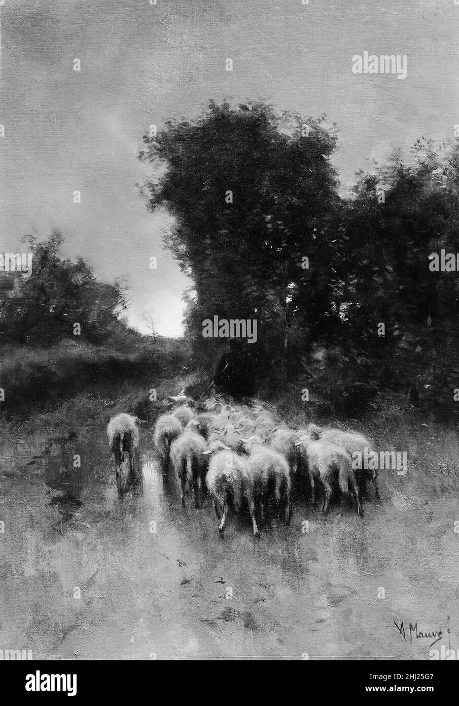 Painting sky dutch Black and White Stock Photos & Images - Alamy