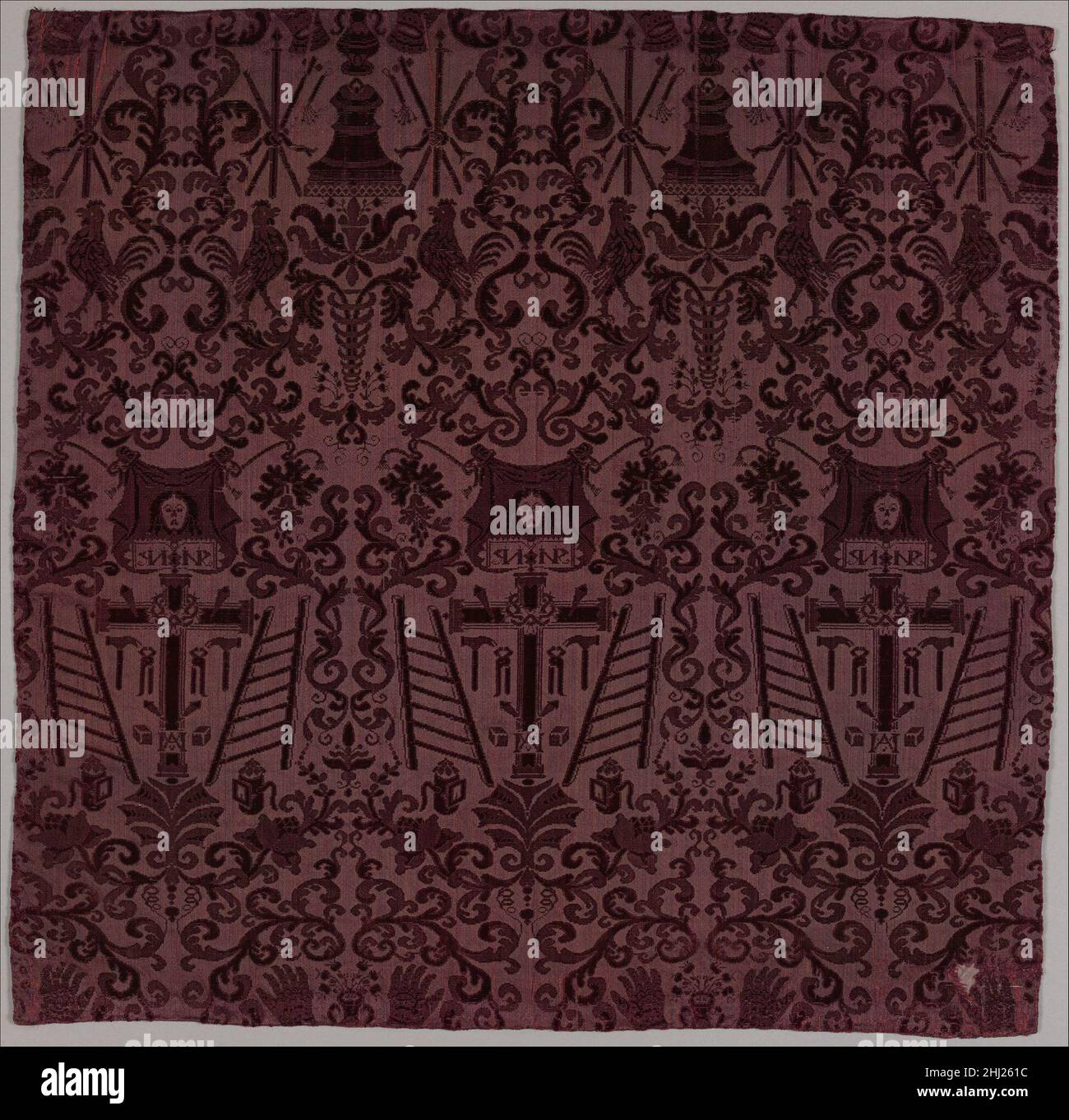 Length of velvet with Instruments of the Passion 16th–17th century ...