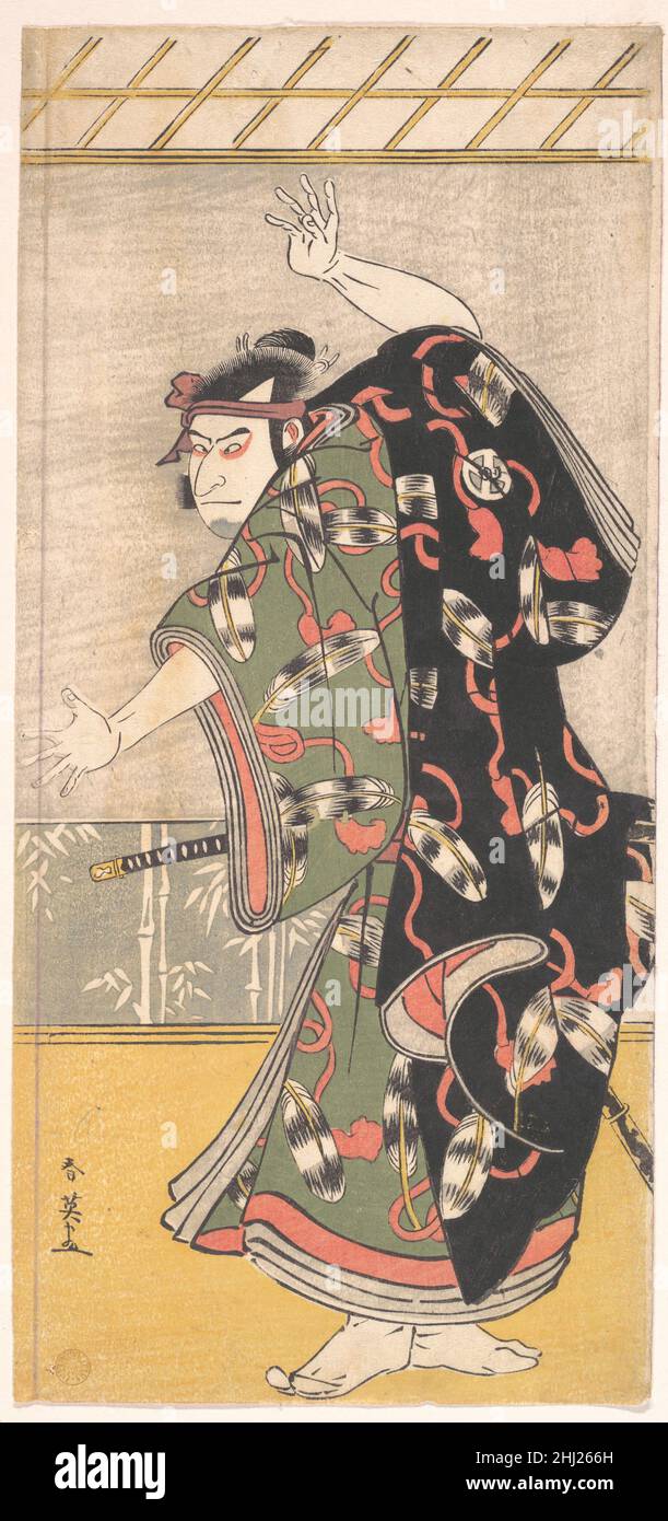 Kabuki Actor Ōtani Oniji III as a Samurai ca. 1792 Katsukawa Shun'ei ...