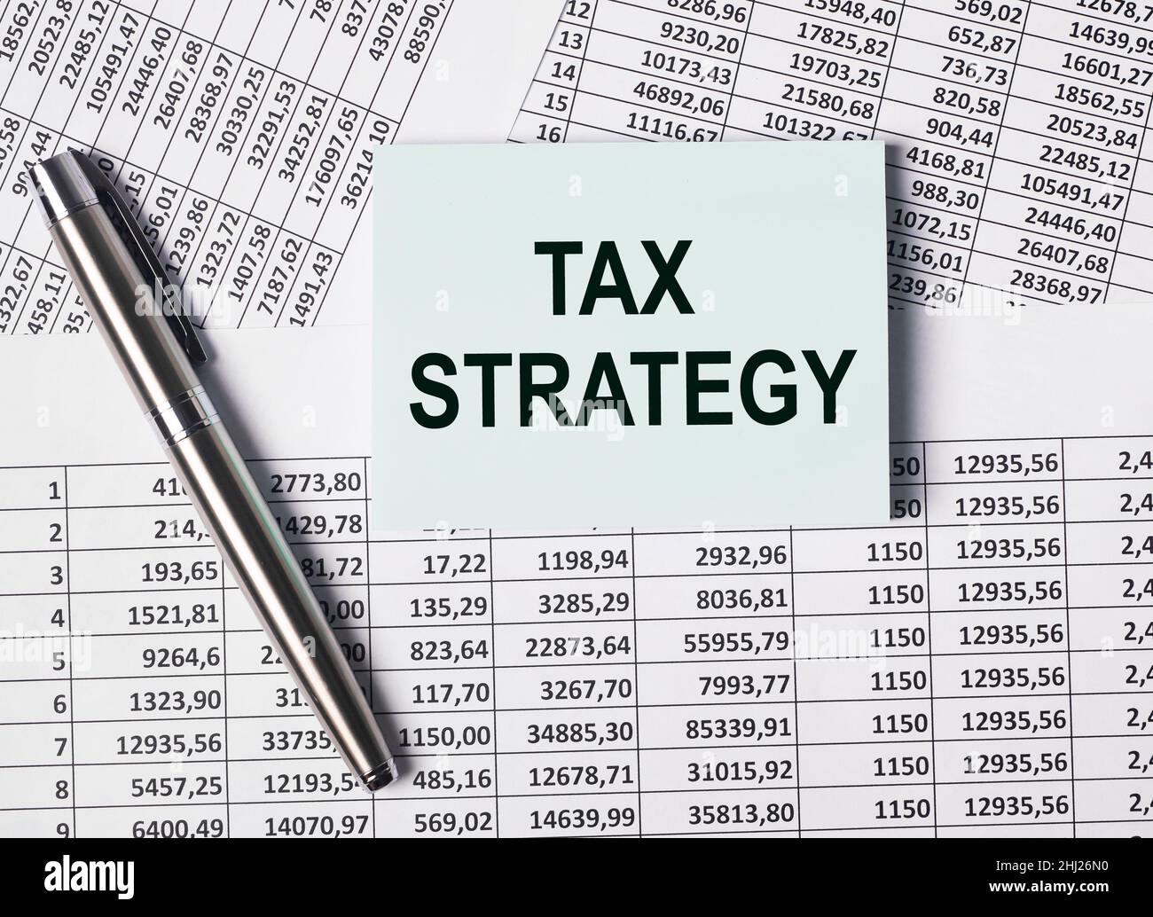 Tax strategy hi-res stock photography and images - Alamy