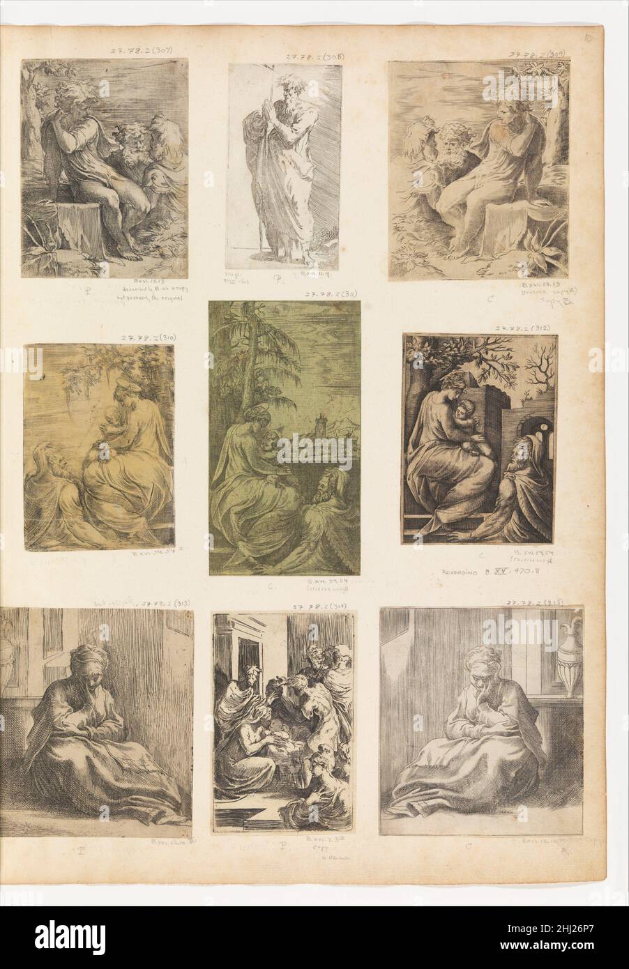 The Nativity ca. 1524–30 Parmigianino (Girolamo Francesco Maria Mazzola ...