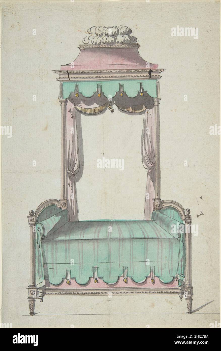 Rococo structure drawing hi-res stock photography and images - Alamy