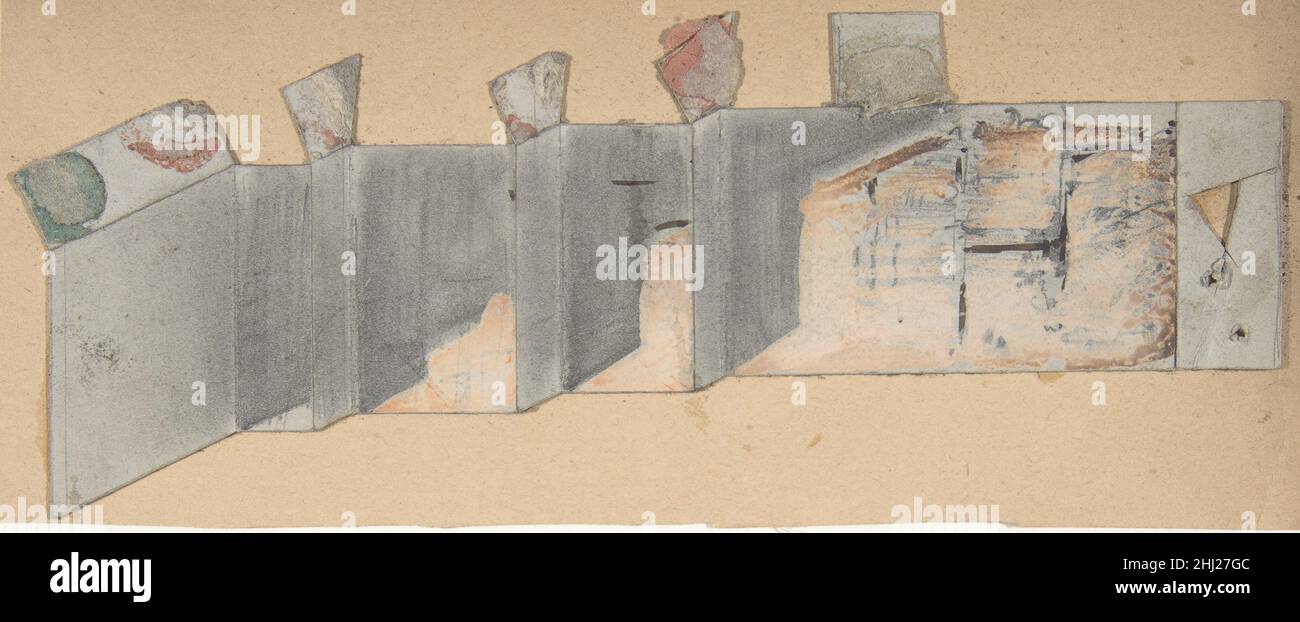 Design for a Stage Set at the Opéra, Paris 1830–90 Eugène Cicéri French ...