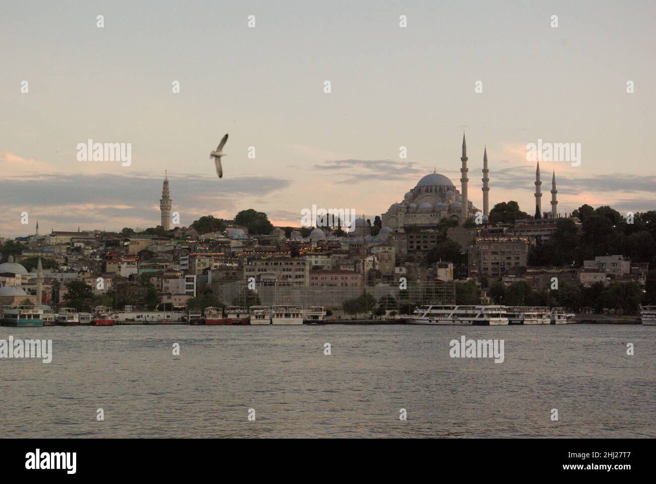 Closeup of the largest city in Turkey, Istanbul Stock Photo - Alamy