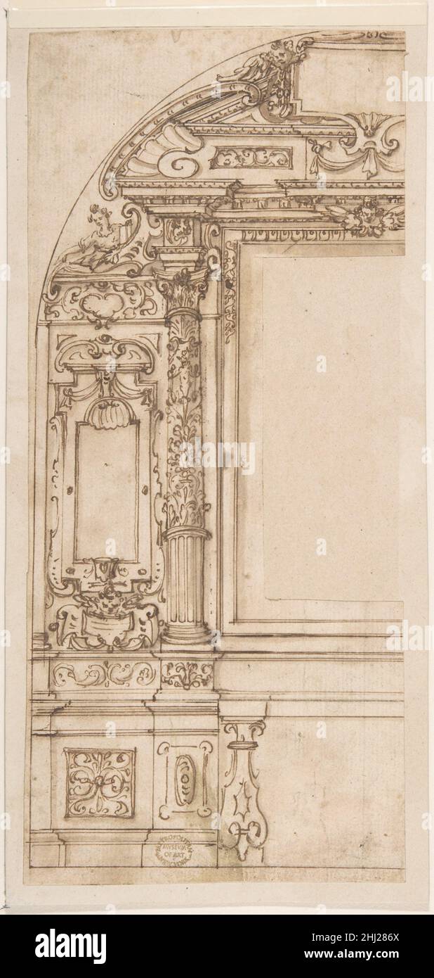 Design for an Altar 17th century Anonymous, Italian, Roman-Bolognese ...