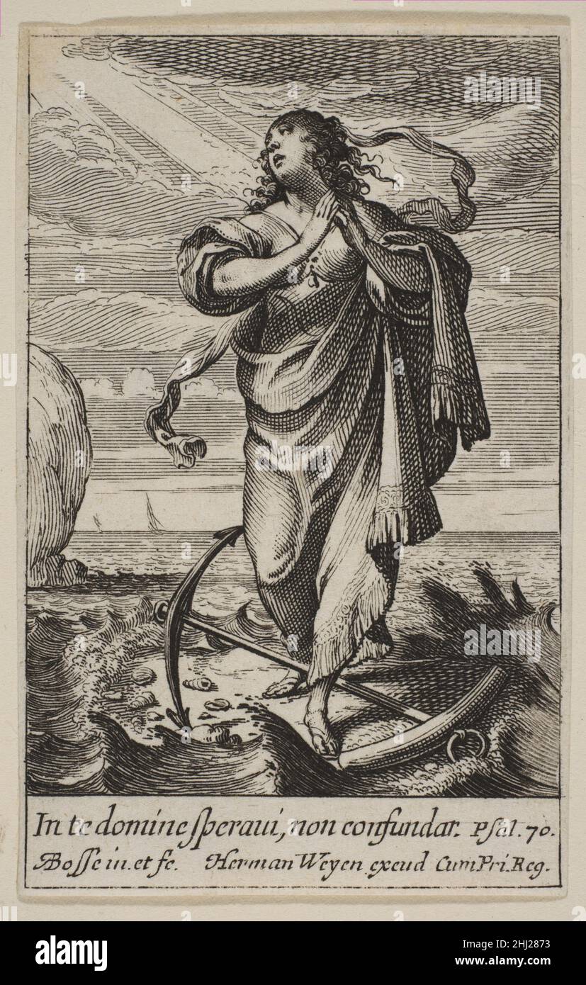 Hope 1636 Abraham Bosse French. Hope 386157 Stock Photo - Alamy