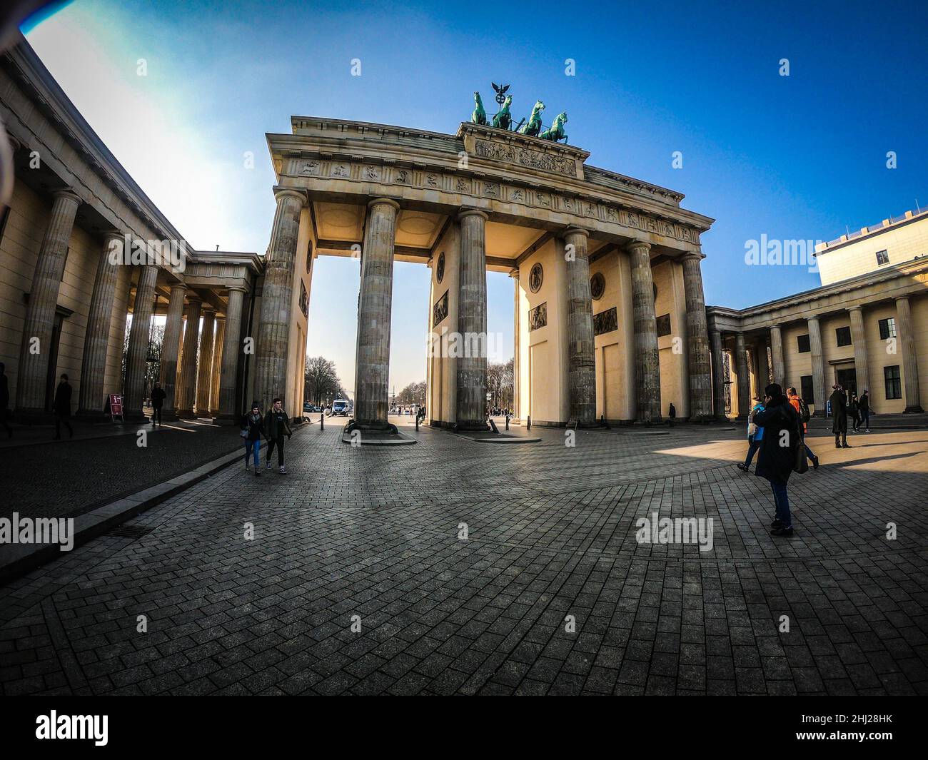 The Brandenburg Gate is an 18th-century neoclassical monument in Berlin ...