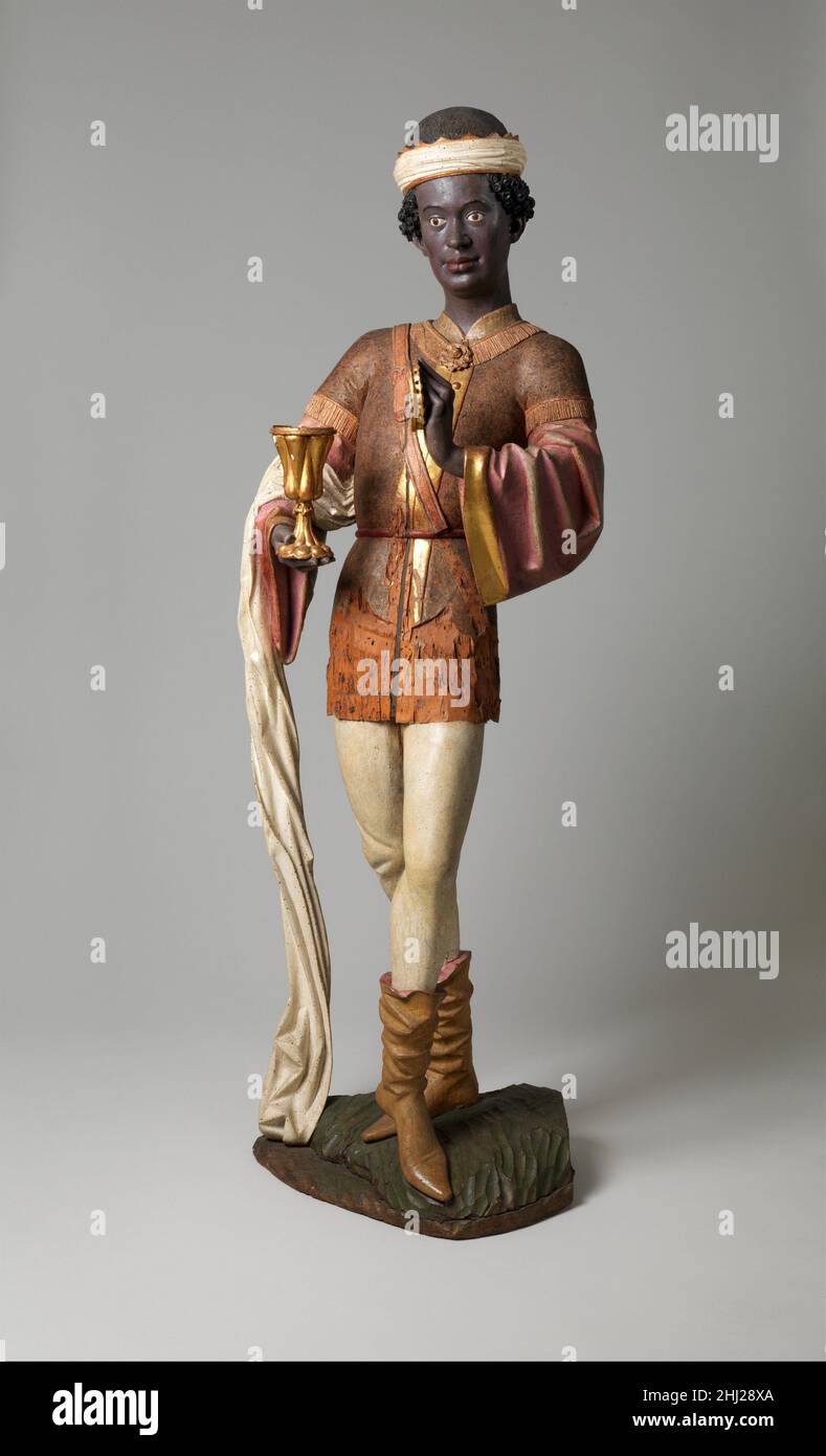 African Magus, one of the Three Kings from an Adoration Group before ...
