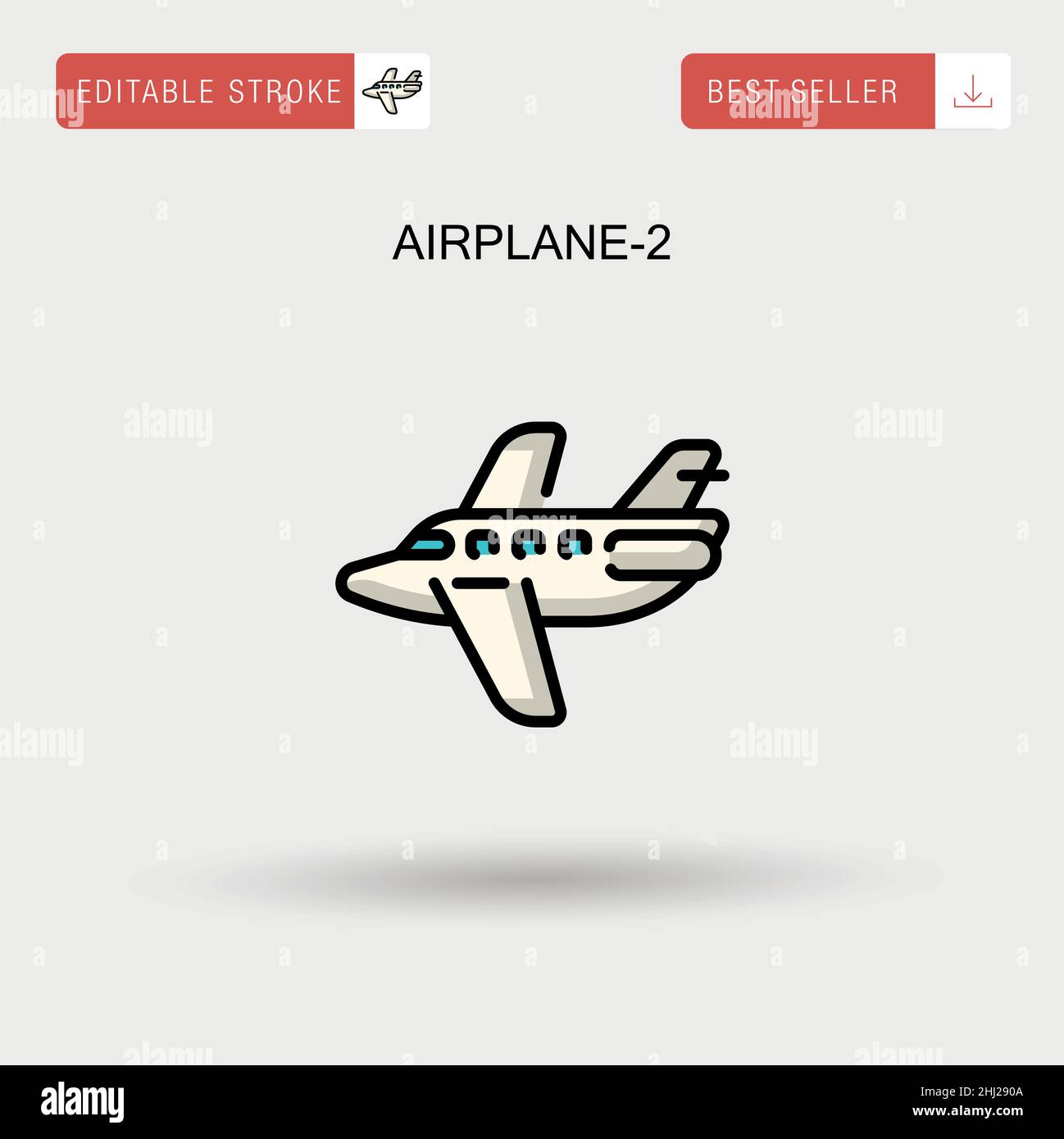 Two engine aircraft Stock Vector Images - Alamy