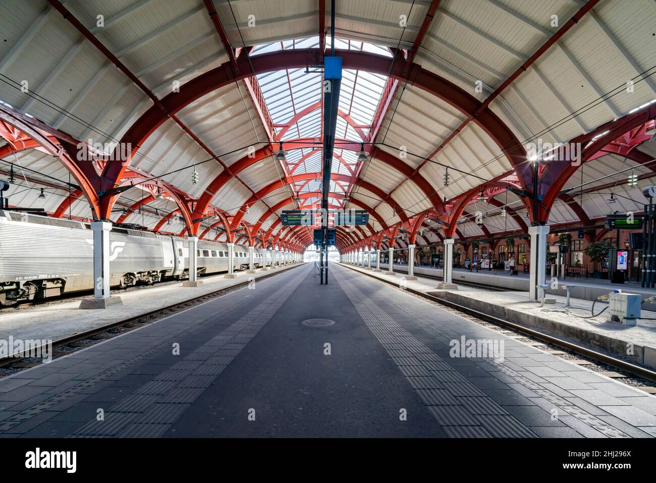 The beautiful and historical Malmo transportation station at Sweden ...