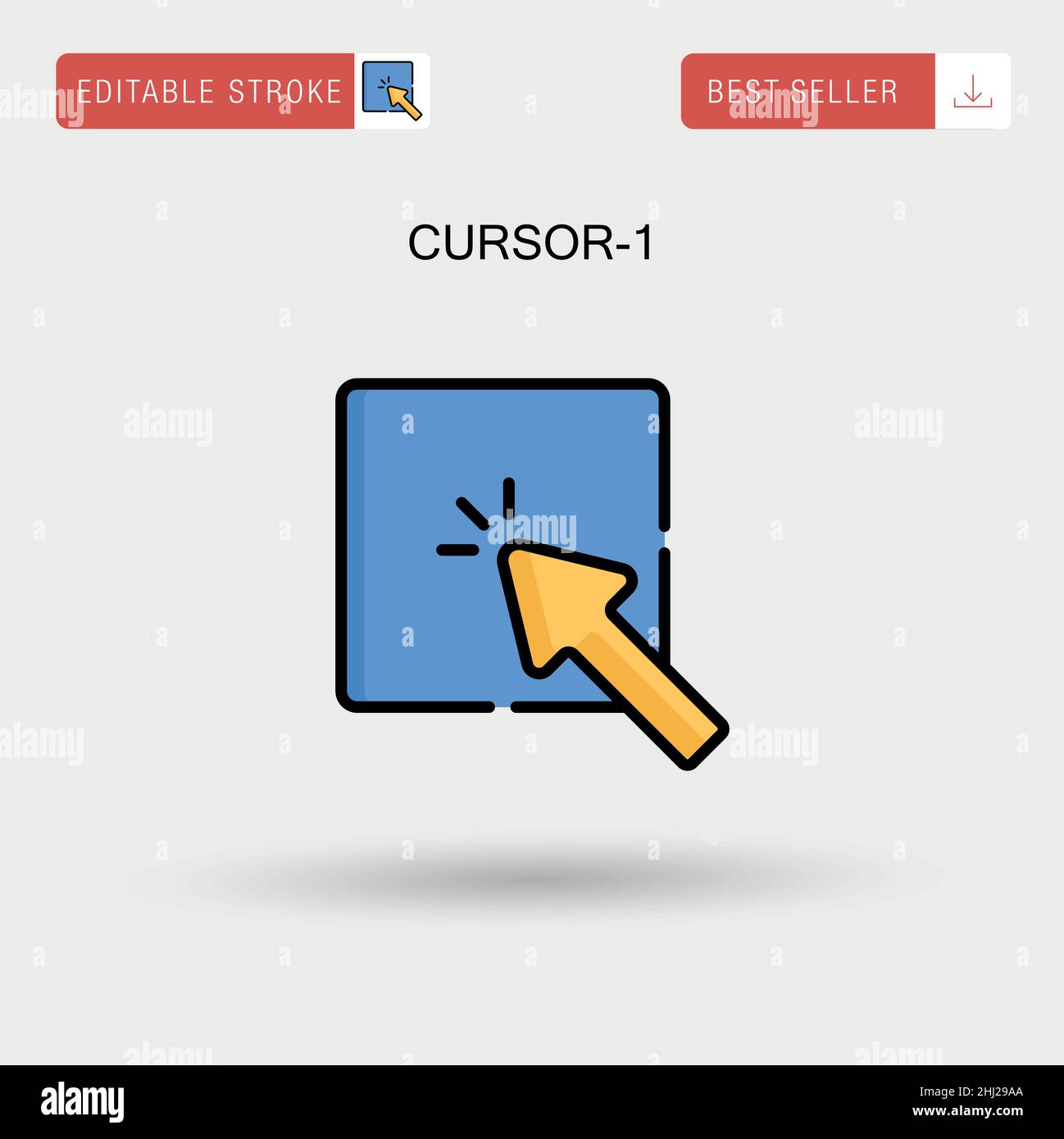 Screen cursor icon hi-res stock photography and images - Alamy
