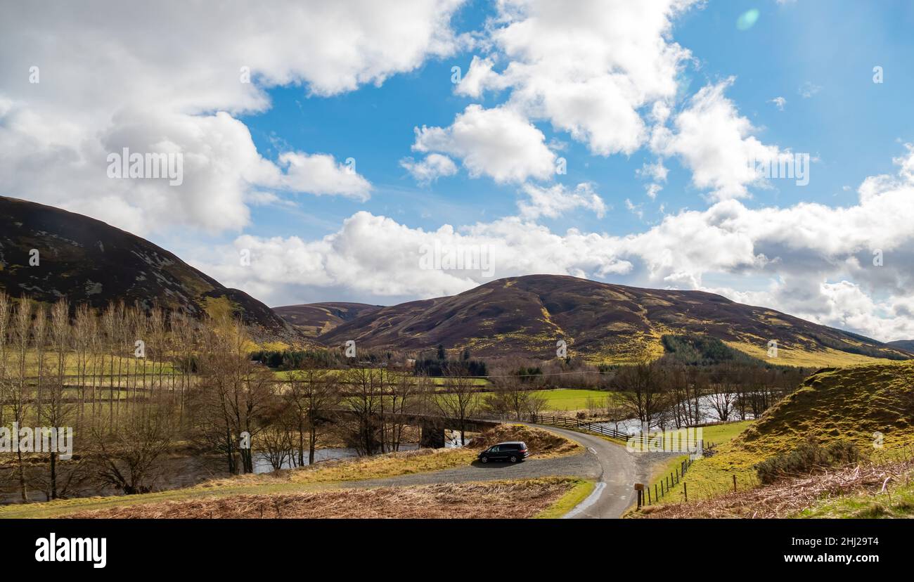 Sunny view of rural landscape at Boreraig, Scotland Stock Photo - Alamy