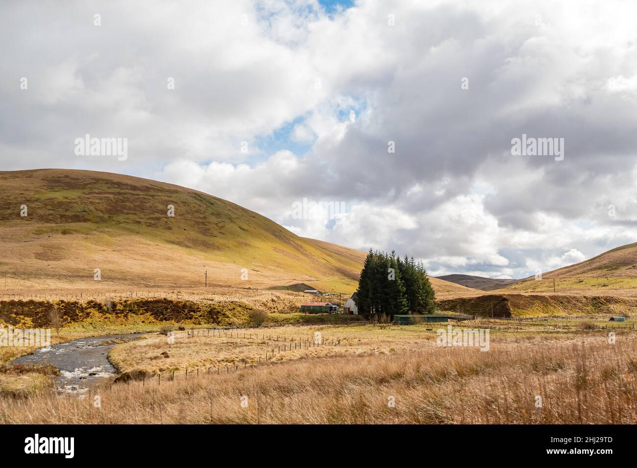 Sunny view of rural landscape at Boreraig, Scotland Stock Photo - Alamy