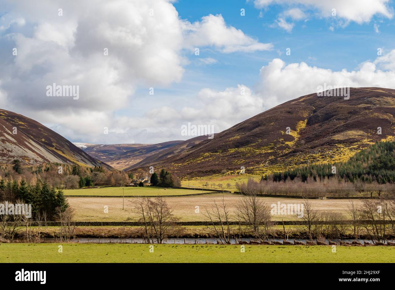 Sunny view of rural landscape at Boreraig, Scotland Stock Photo - Alamy