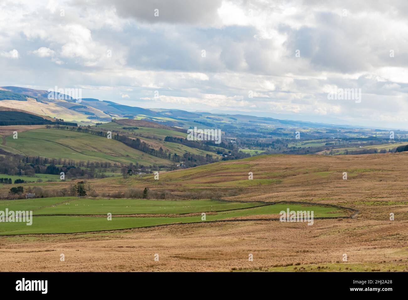 Sunny view of rural landscape at Boreraig, Scotland Stock Photo - Alamy