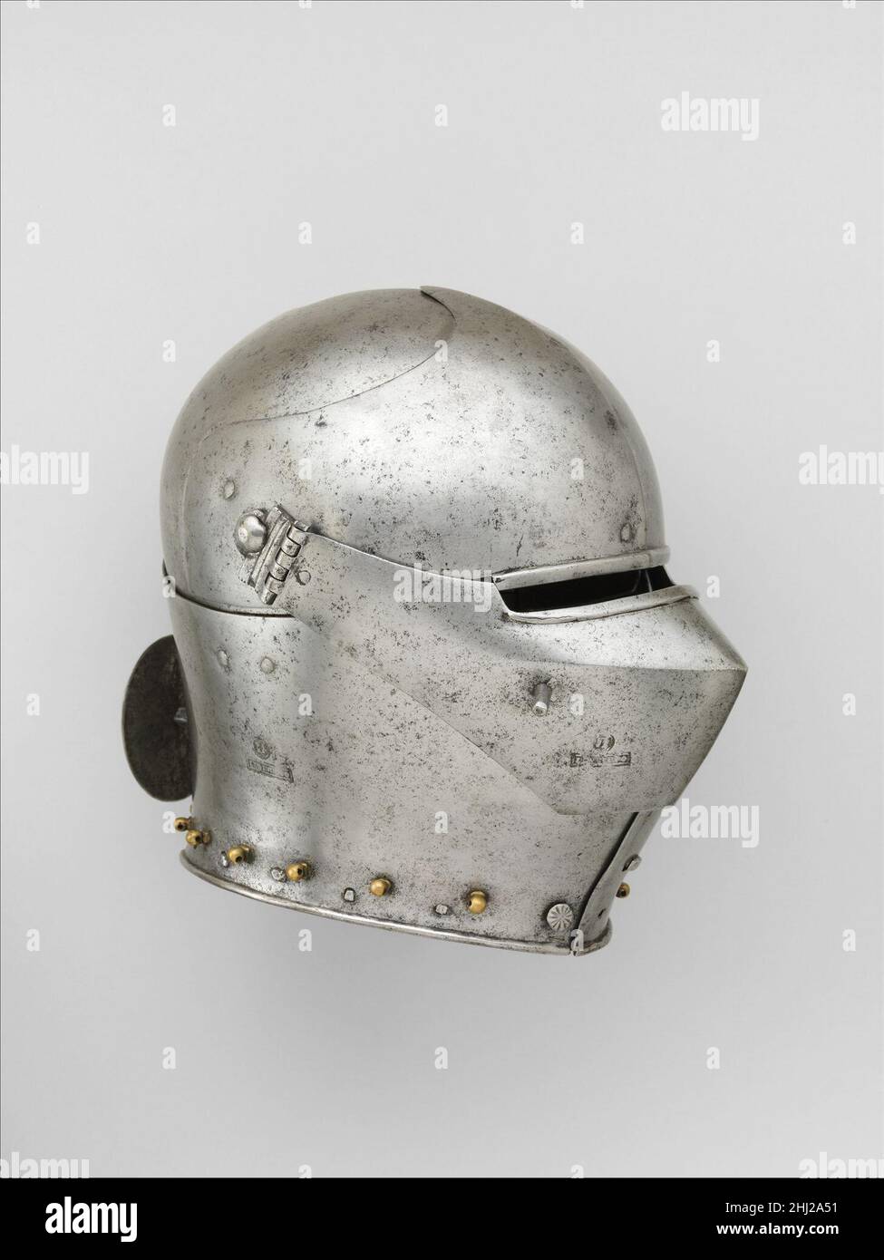Armet ca. 1440 Stamped with the armorer's name, LIONARDO Italian This ...