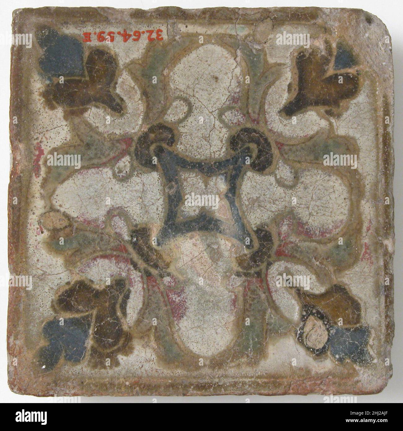 Tile 15th–16th century Spanish. Tile 467577 Stock Photo - Alamy