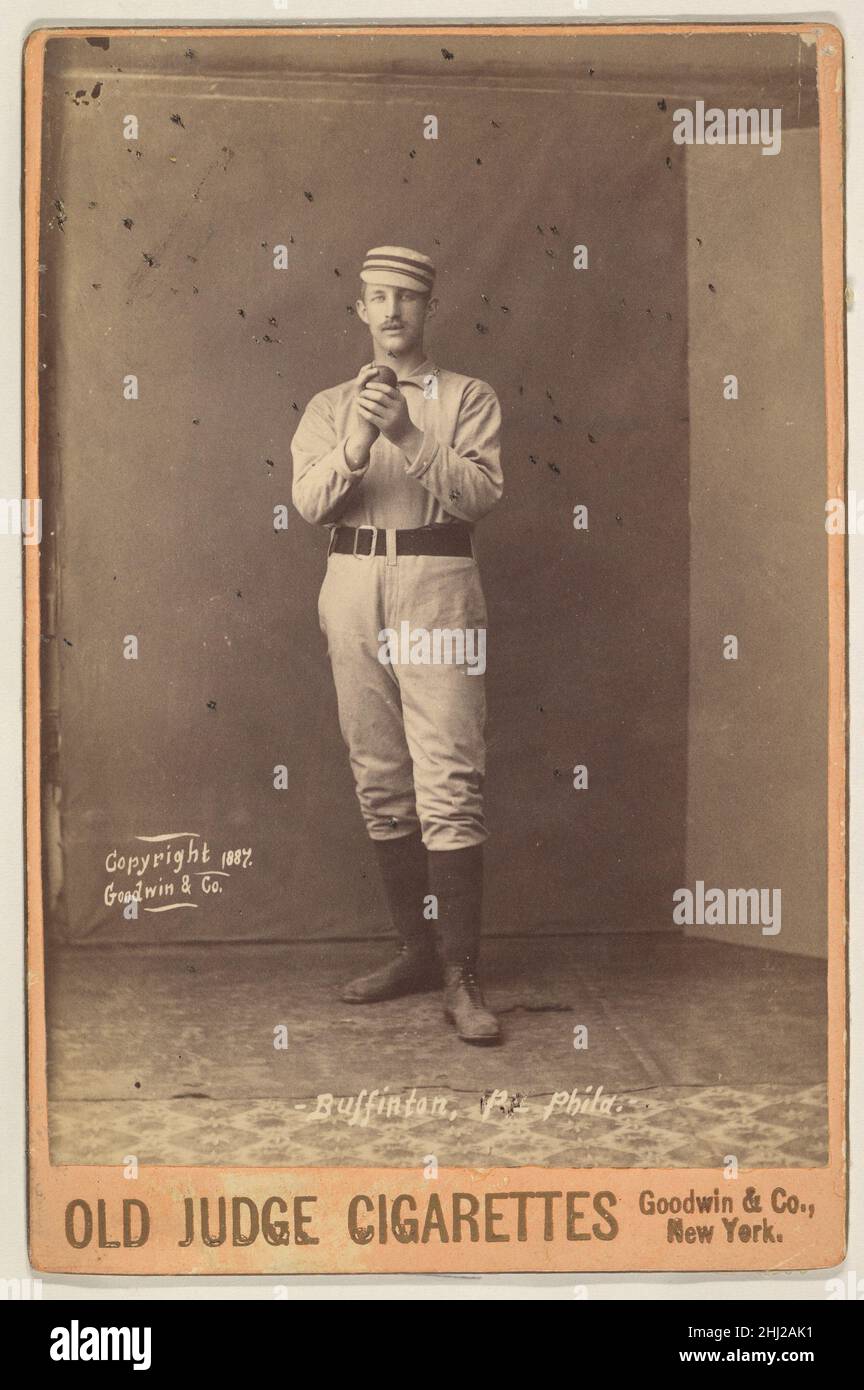 Buffinton, Pitcher, Philadelphia, from the series Old Judge Cigarettes ...