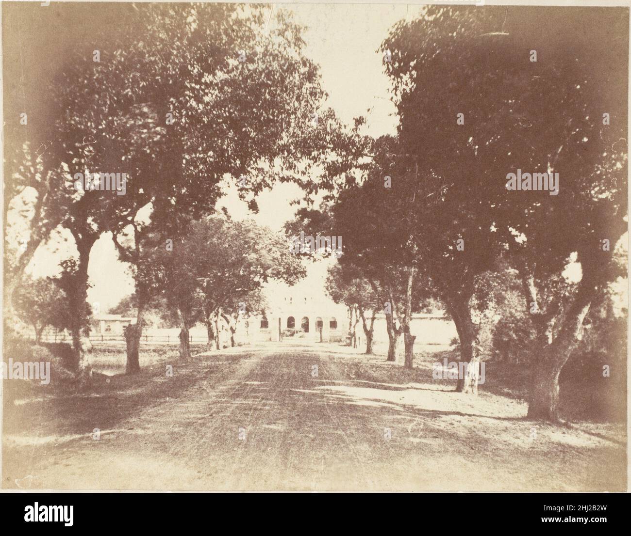 [Avenue, Mess and Capt. Hill's House] 1850s Captain R. B. Hill British ...