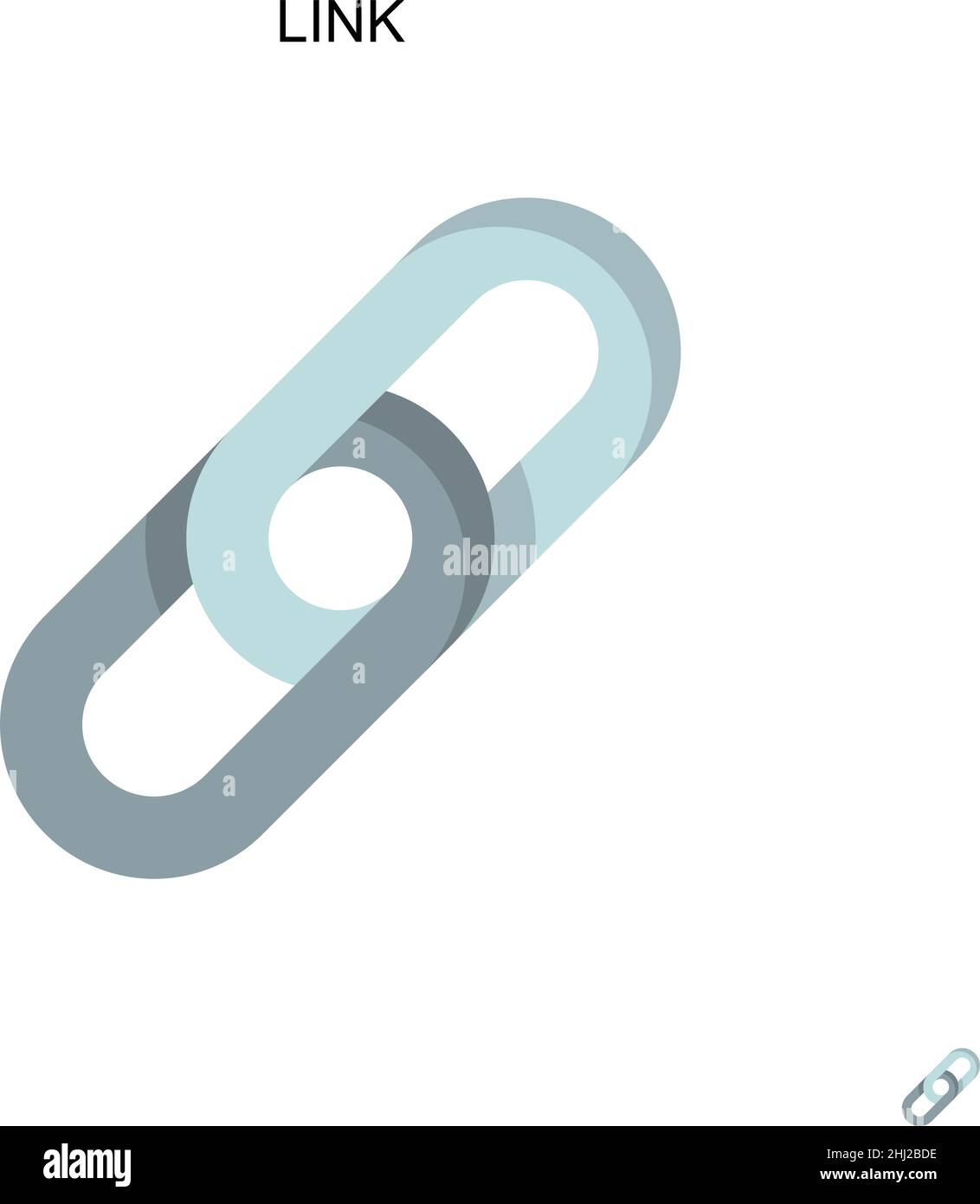 Link Simple vector icon. Illustration symbol design template for web ...