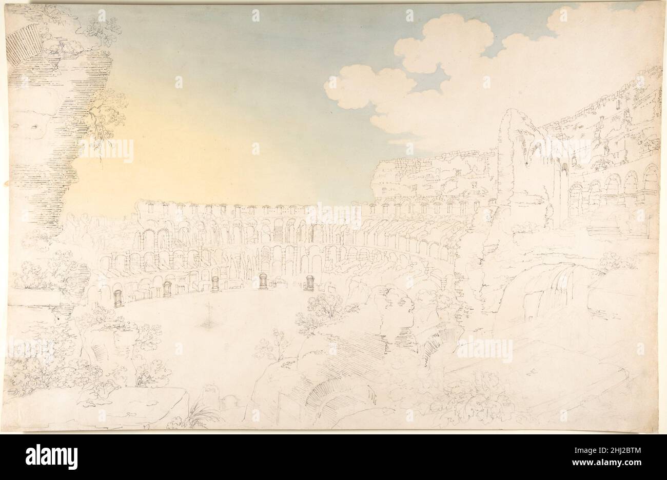 Inner view of the Colosseum late 18th–early 19th century Franz ...