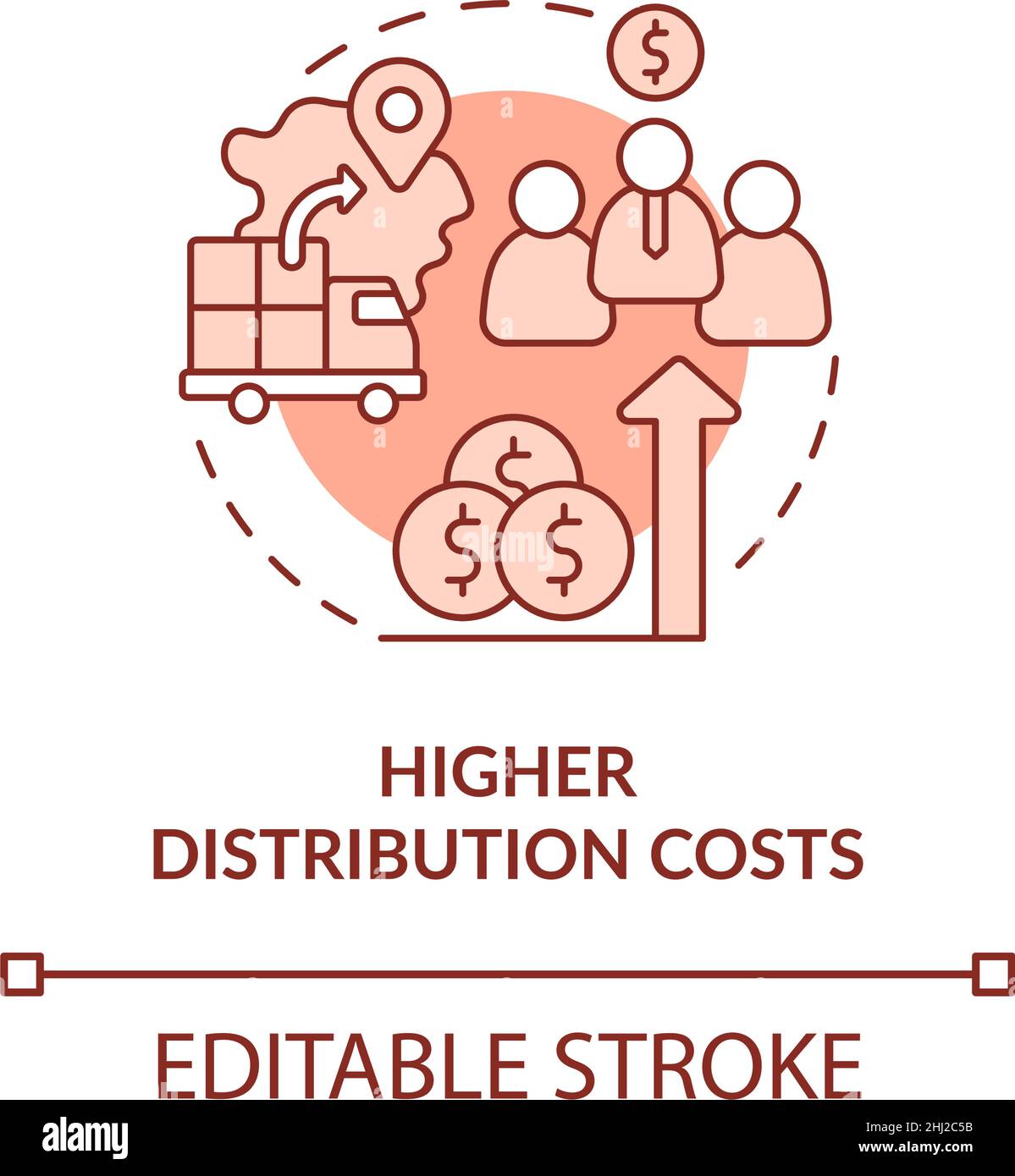 Delivery costs Stock Vector Images - Alamy