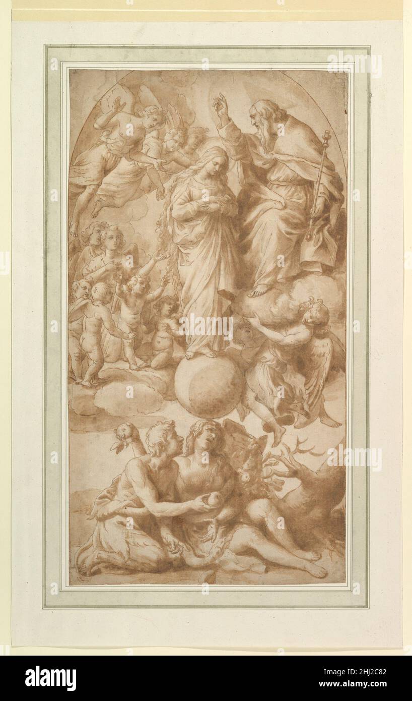 Allegory of the Immaculate Conception with the Fall of Man 1578–1649 ...