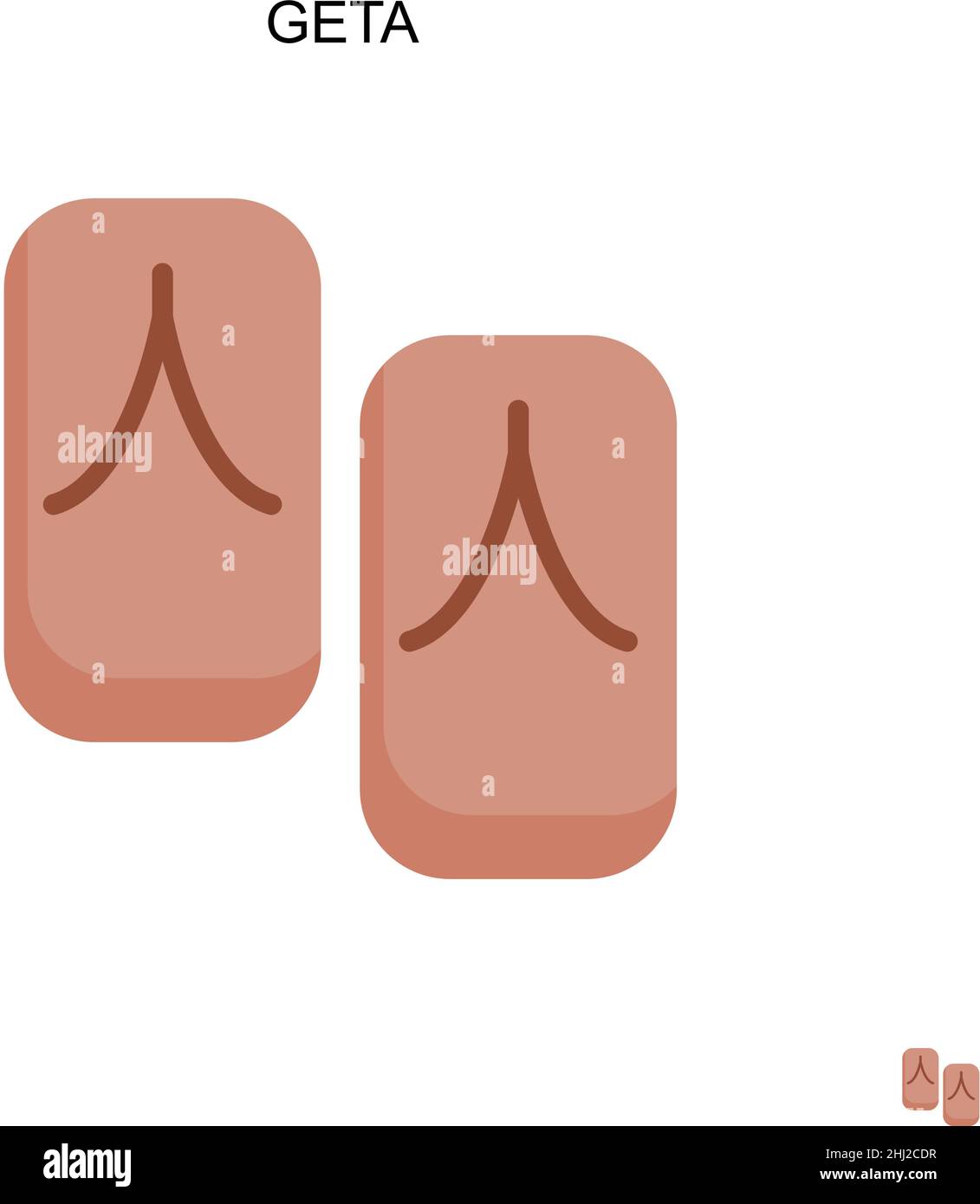 Geta Simple vector icon. Illustration symbol design template for web ...