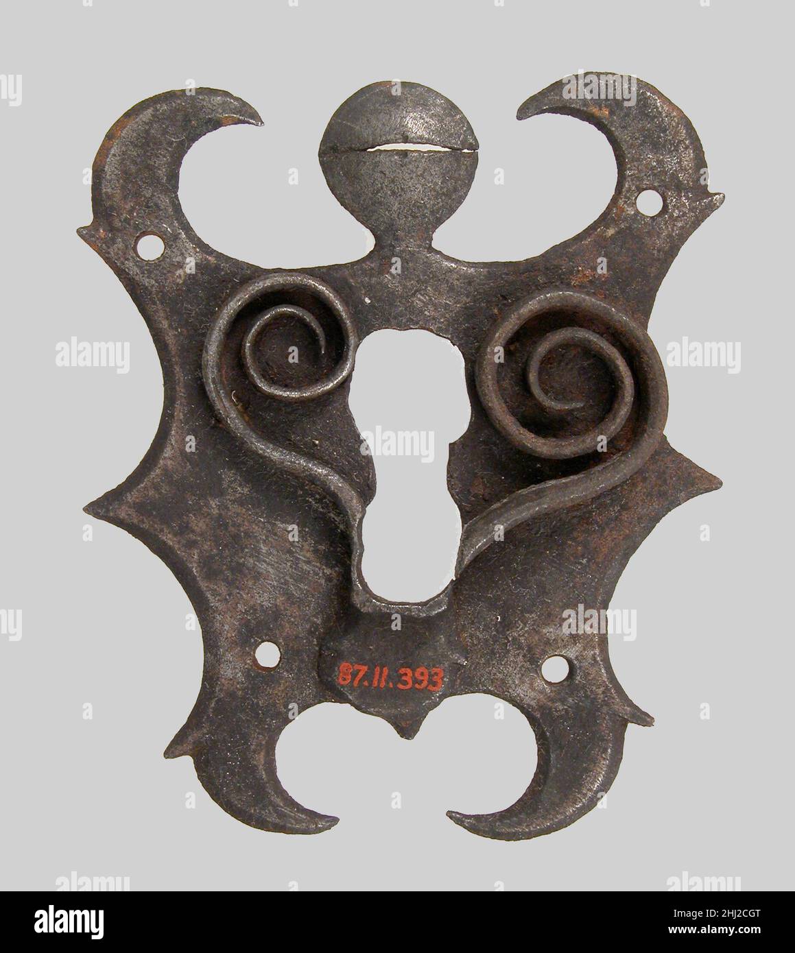 Escutcheon plate 15th century German The decoration of Gothic locks and ...